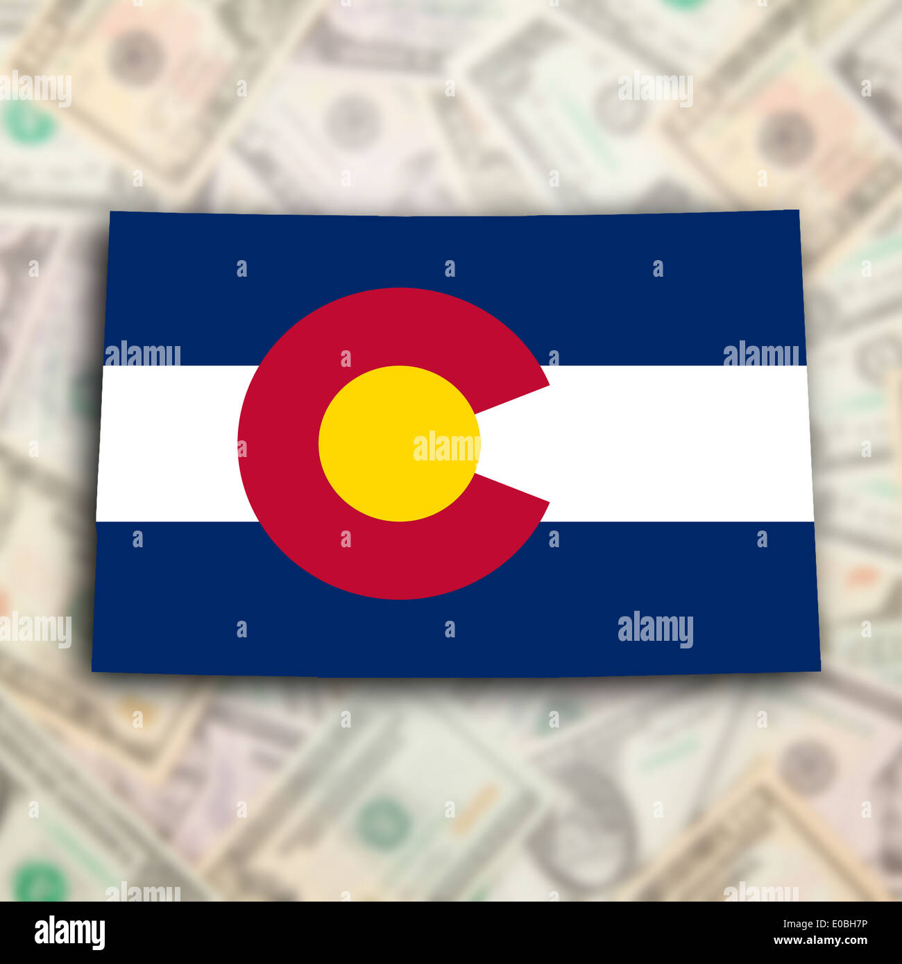 Map of colorado hi-res stock photography and images - Alamy