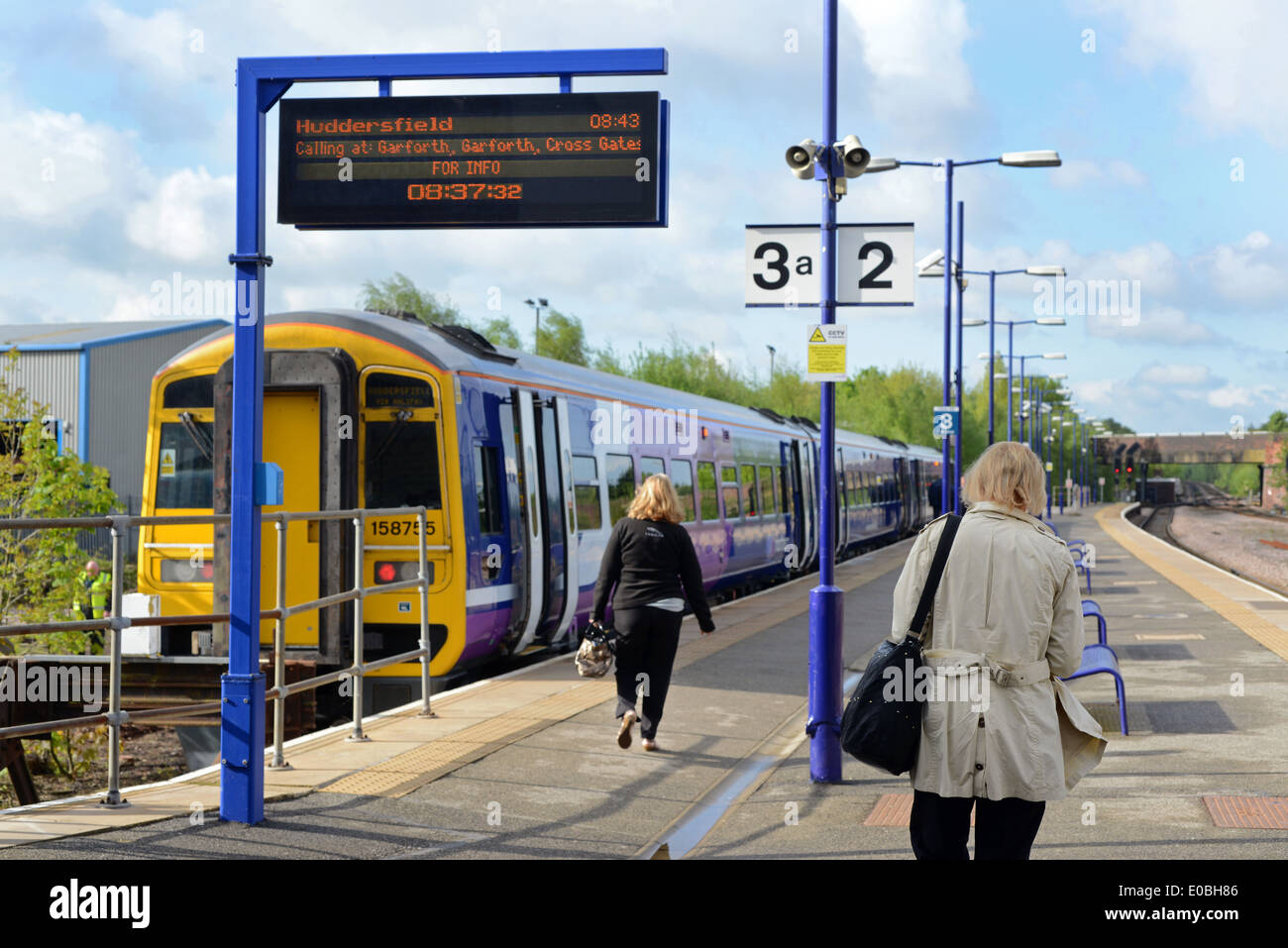 Train destination board uk hi-res stock photography and images - Alamy