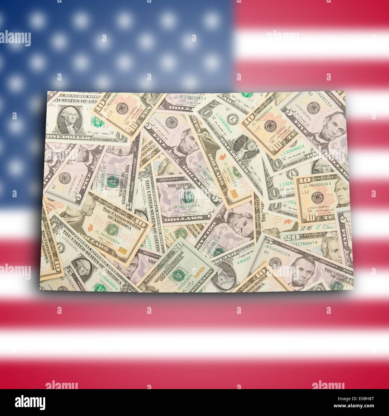 Map of Colorado filled with US dollars Stock Photo - Alamy