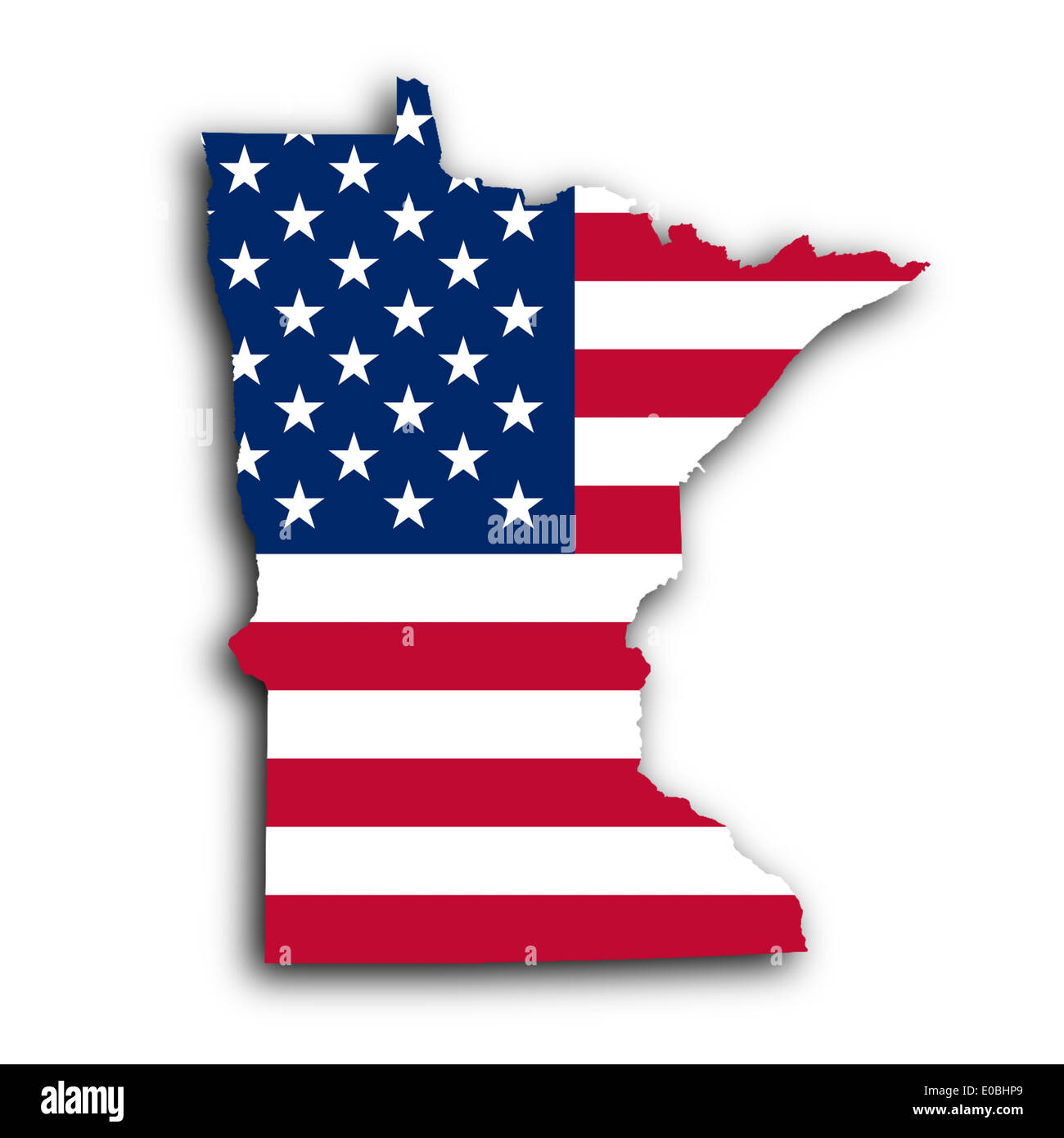 Map of minneapolis Cut Out Stock Images & Pictures - Alamy