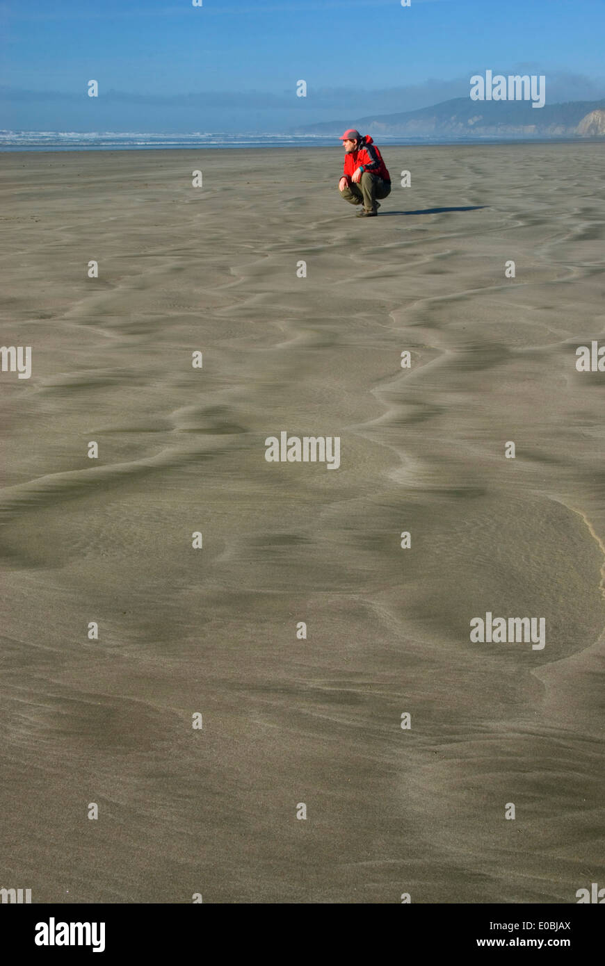 Merchants Beach, Seven Devils State Park, Oregon Stock Photo - Alamy