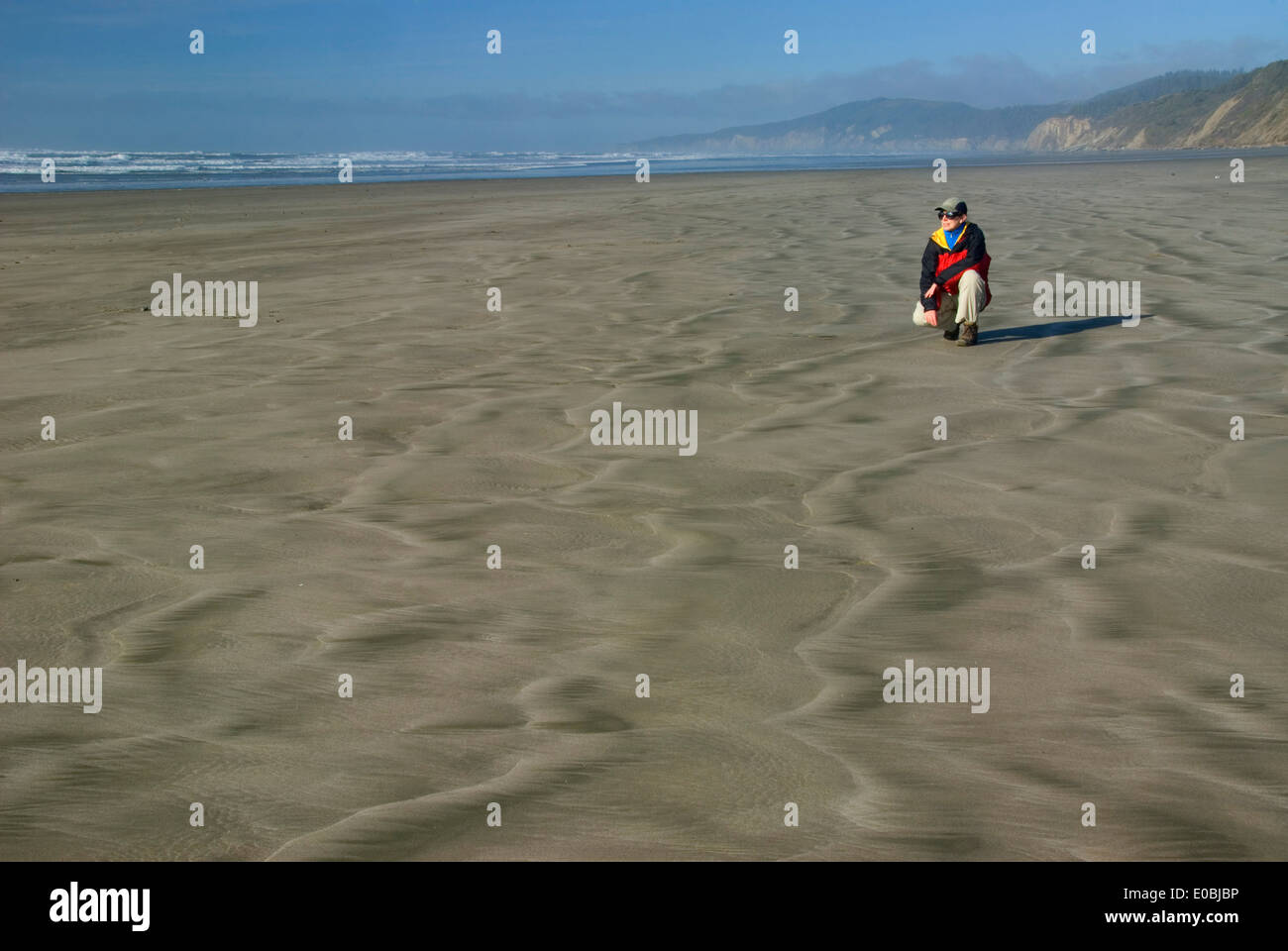 Merchants Beach, Seven Devils State Park, Oregon Stock Photo - Alamy