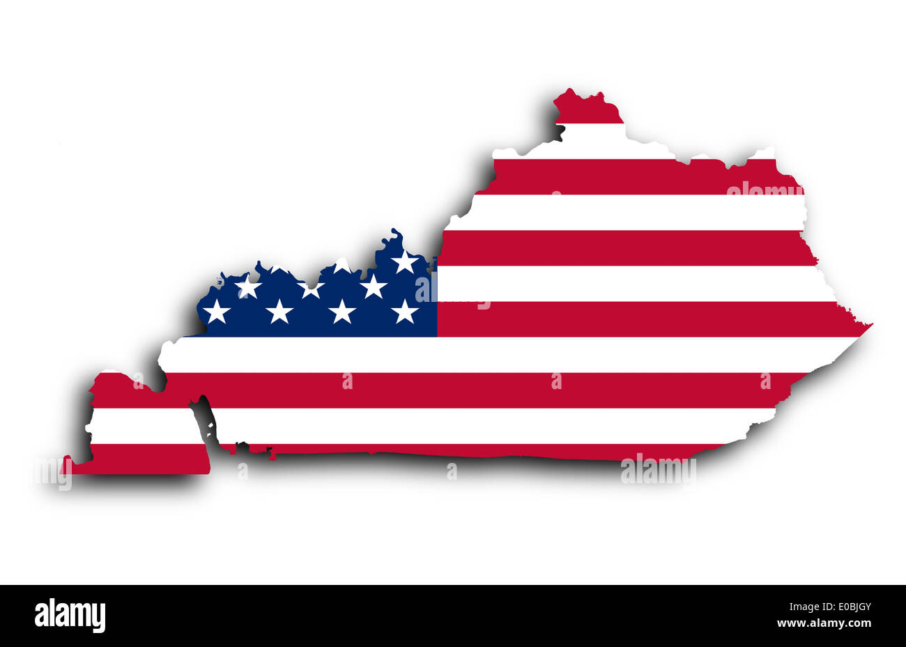 Map of kentucky hi-res stock photography and images - Alamy