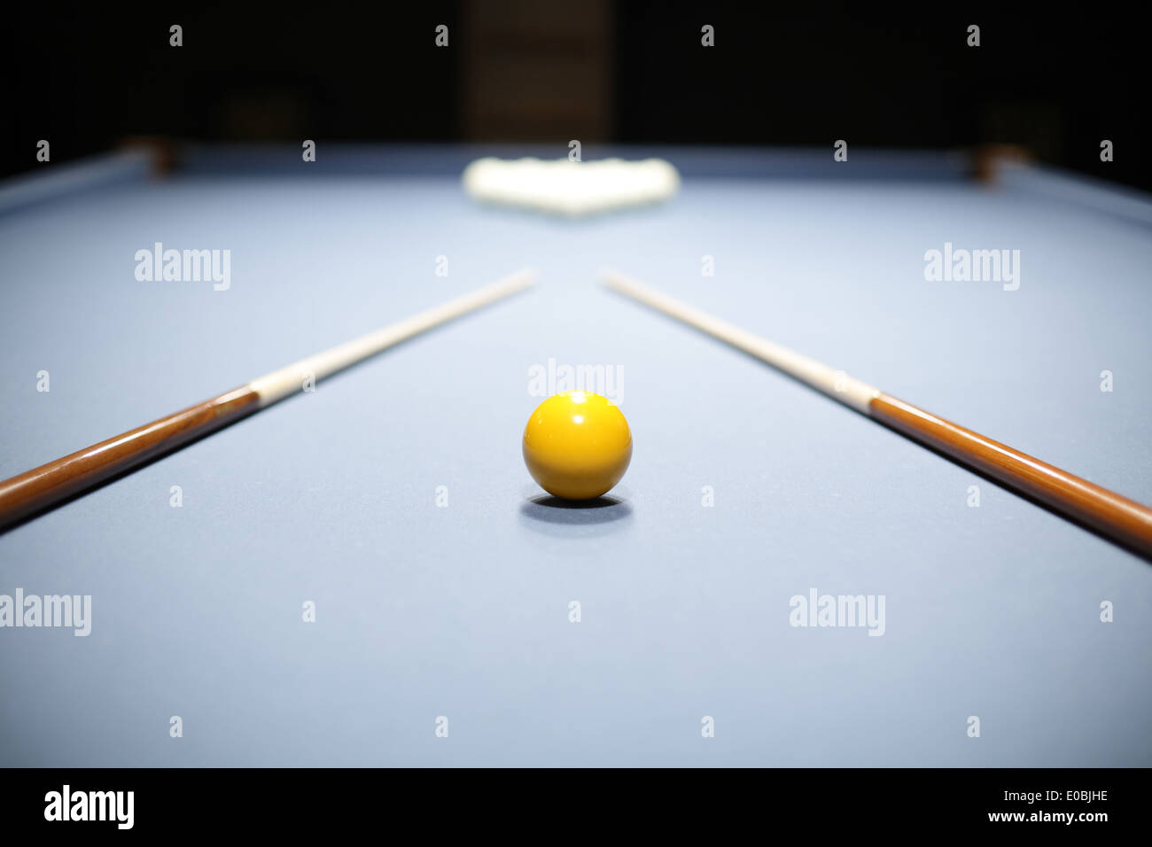 brand new and modern billiard interior in night time Stock Photo - Alamy
