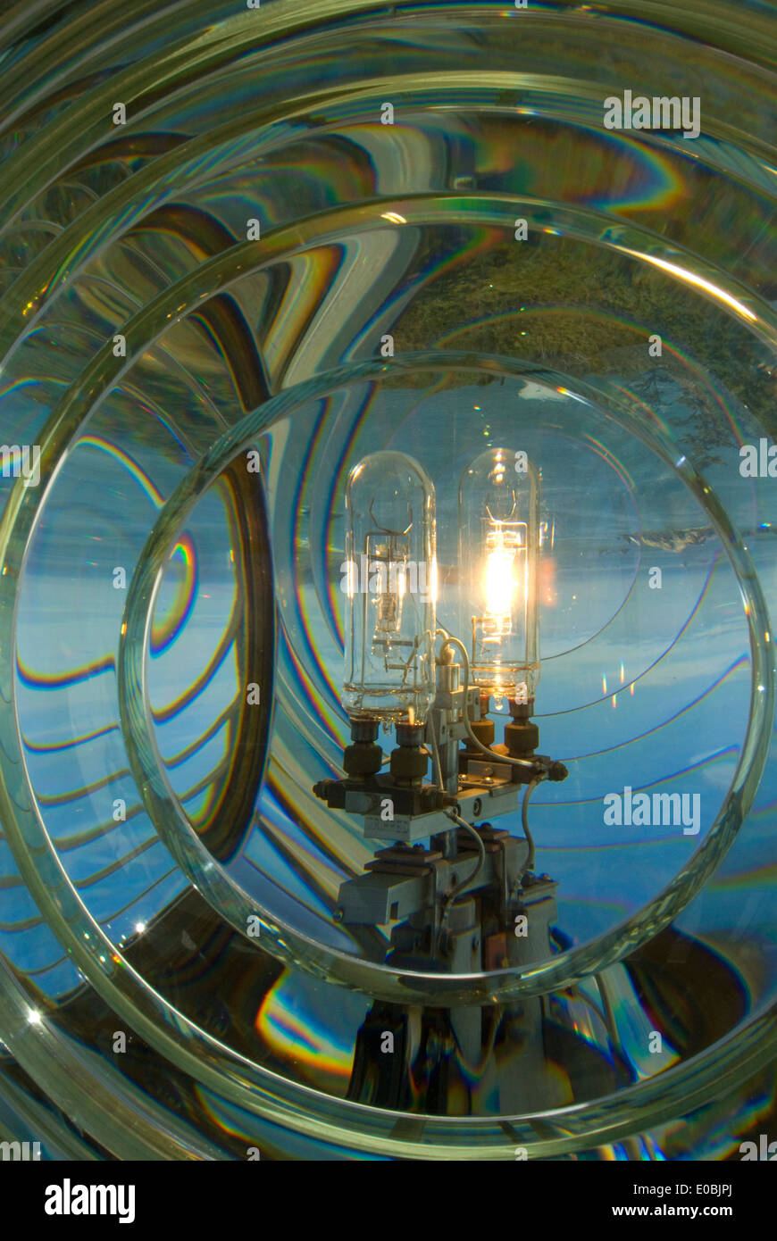 Lighthouse fresnel lens hi-res stock photography and images - Alamy