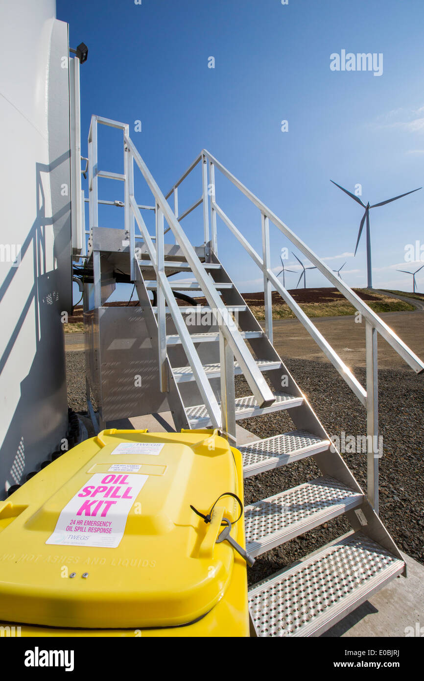 The Clyde Wind Farm in the Southern Uplands of Scotland near Biggar. It ...