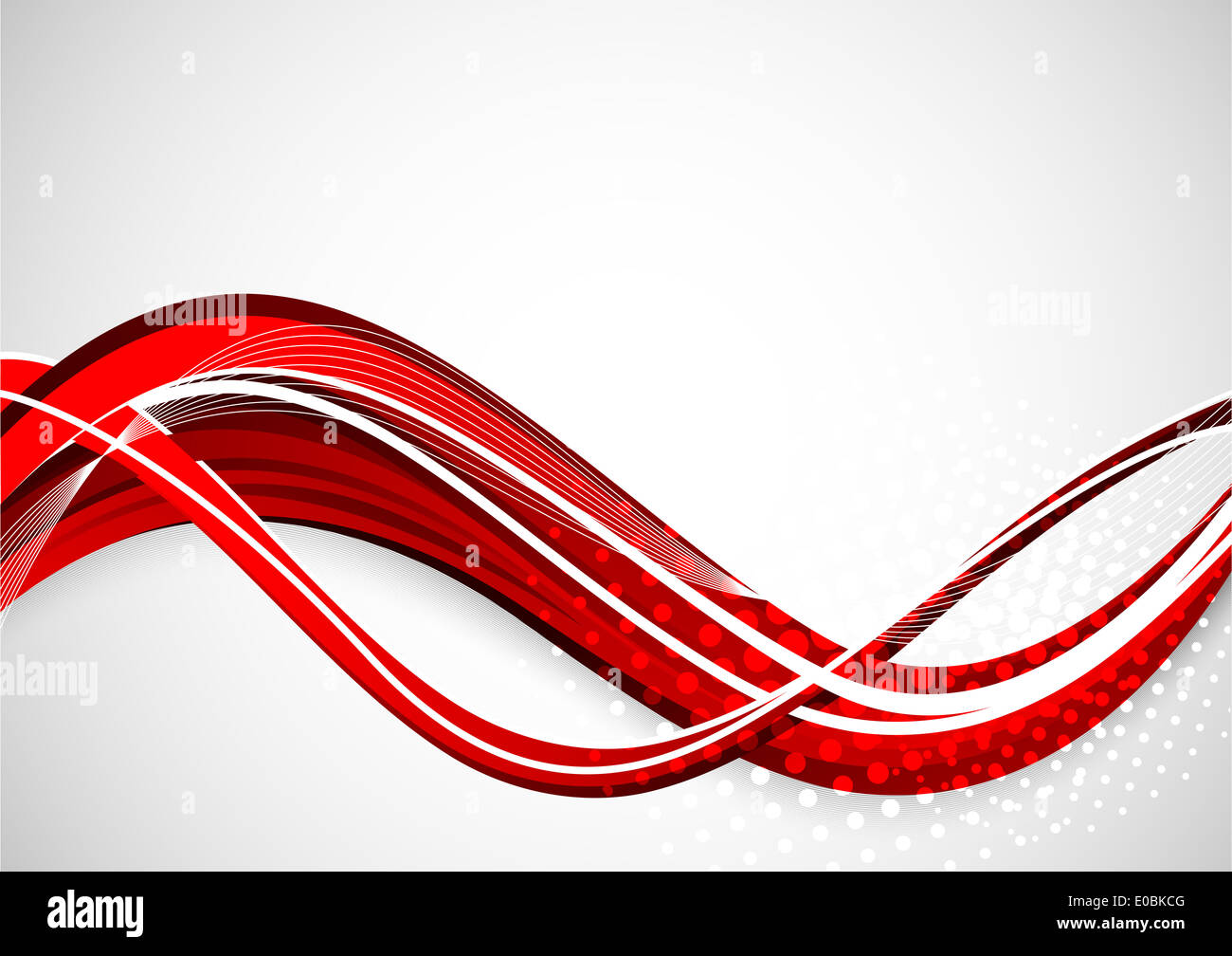 Abstract wavy background in red color Stock Photo - Alamy