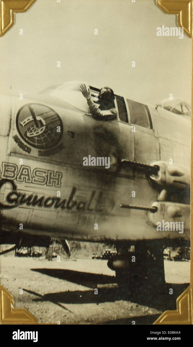 This photo shows the 341st Bomb Group, part of the U.S. Army Air Forces ...
