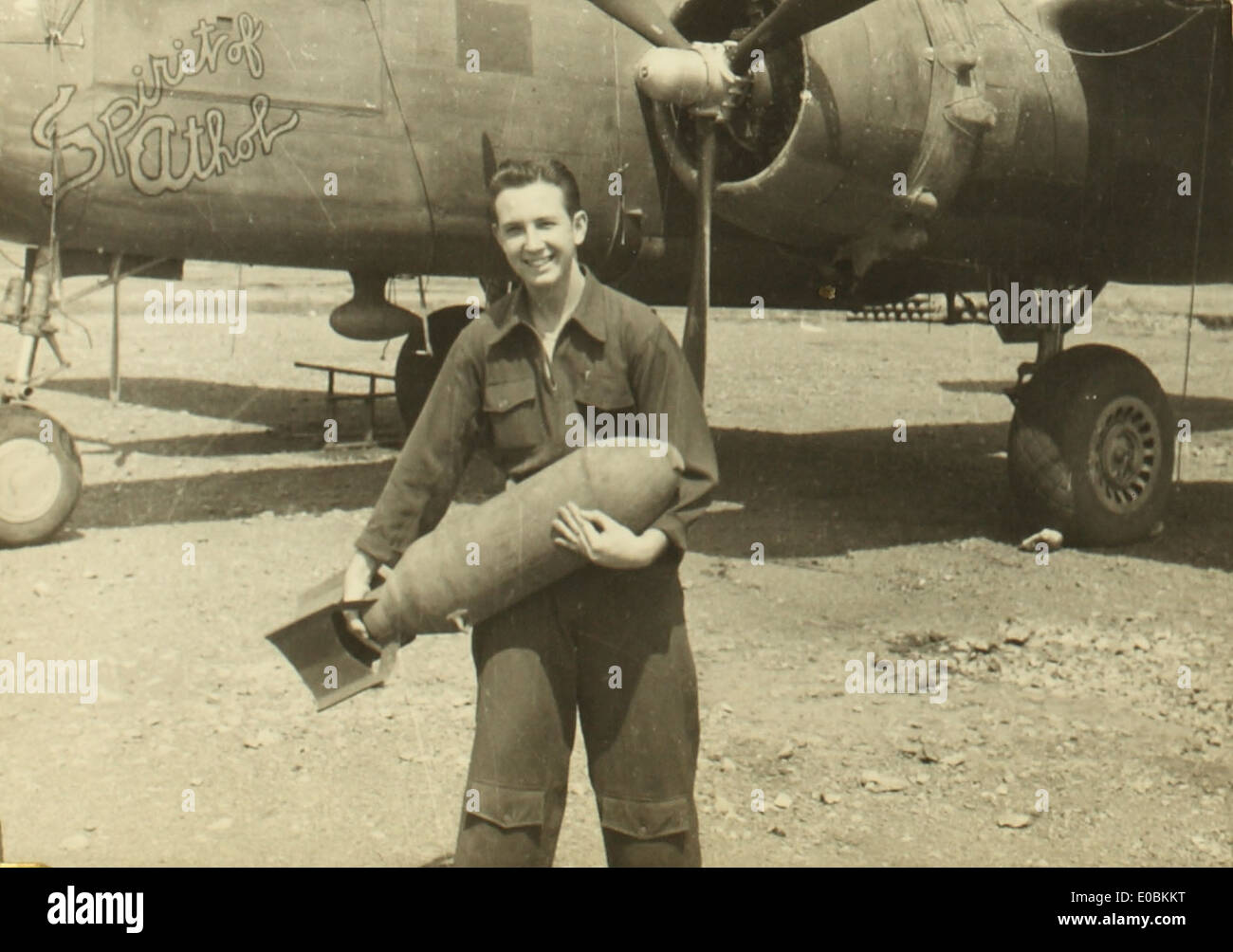 A photo from the 341st Bomb Group during World War II shows the 491st ...
