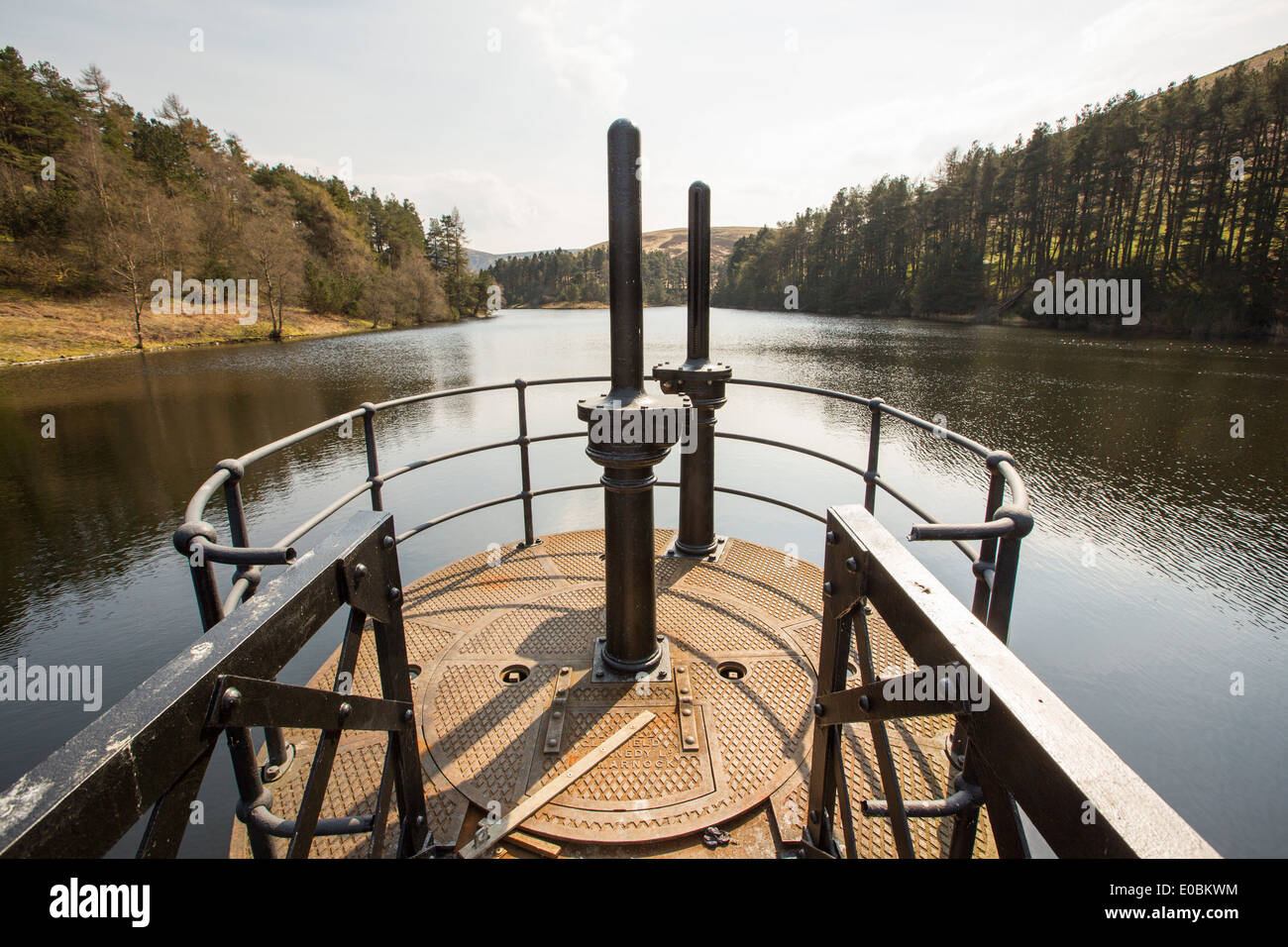 Cowgill Lower reservoir in the Southern Uplands of Scotland, UK Stock ...