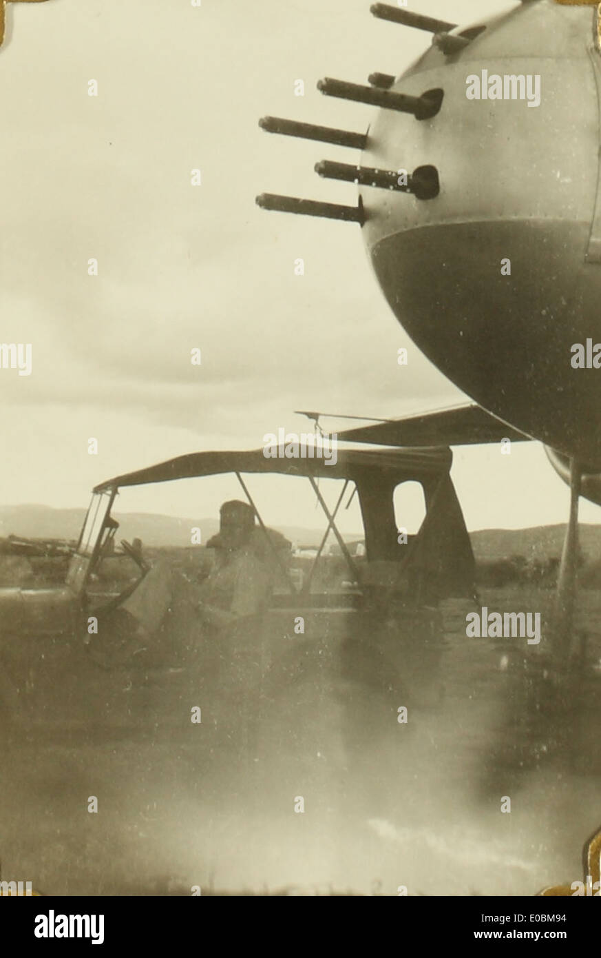 This image shows a B-25 Mitchell bomber from the 341st Bomb Group ...
