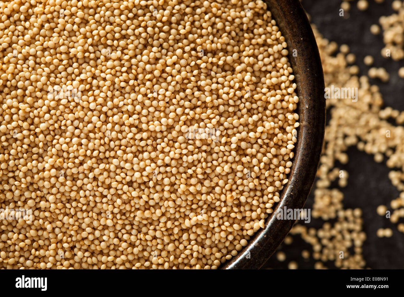 Raw Organic Amaranth Grain in a Bowl Stock Photo - Alamy