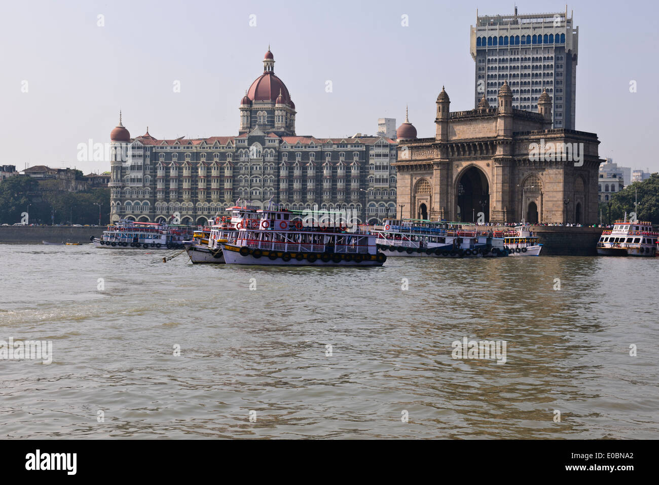 Mumbai harbour or front bay sometimes referred as bombay harbour hi-res ...