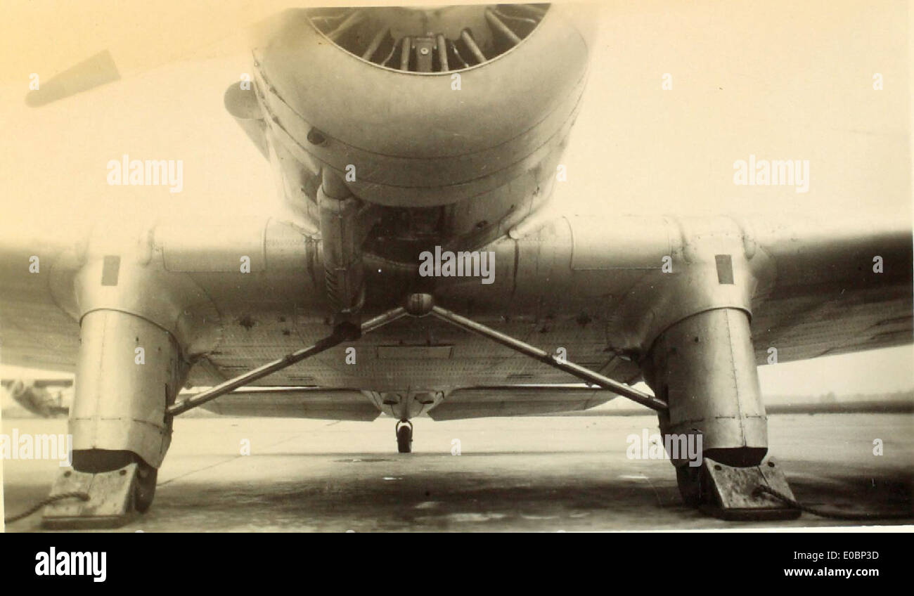 This photograph features the Northrop Alpha 4, an experimental aircraft ...