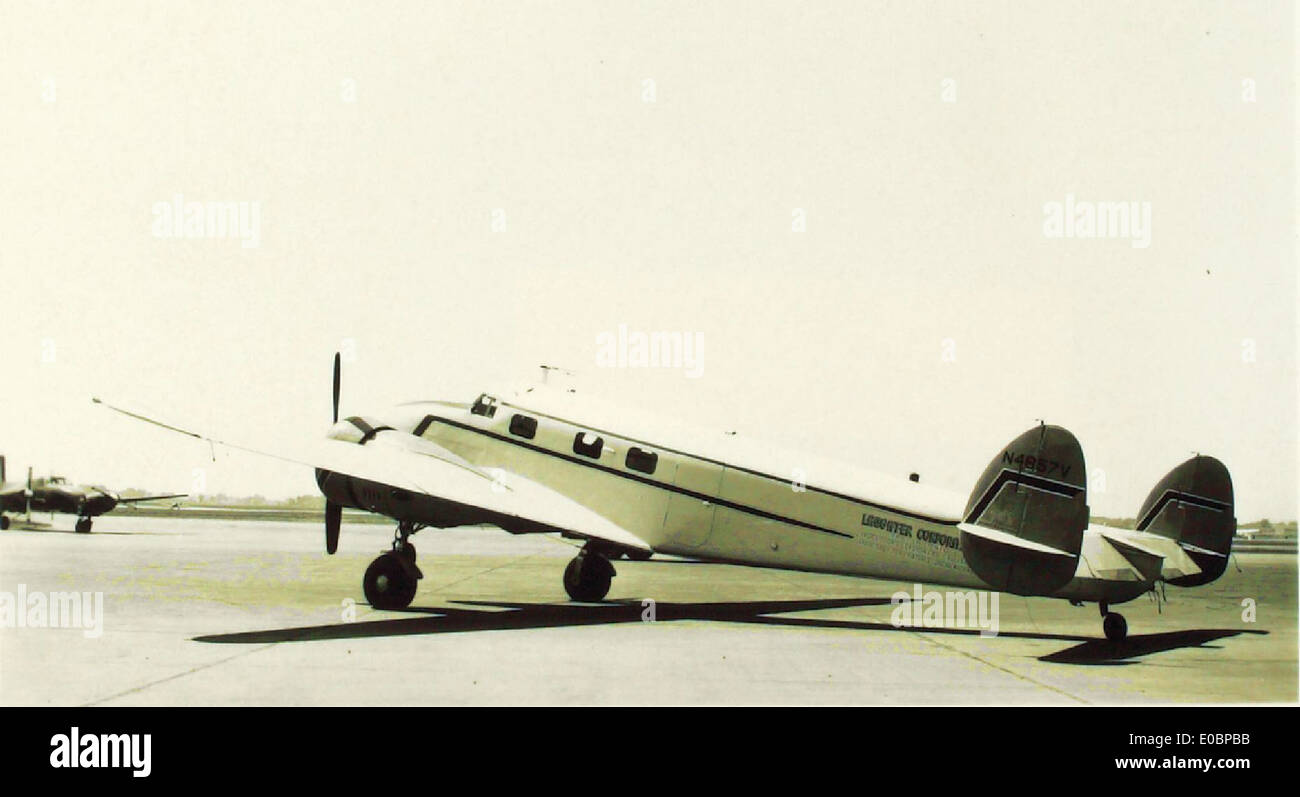 Lockheed, Model 12, Electra Junior Stock Photo - Alamy