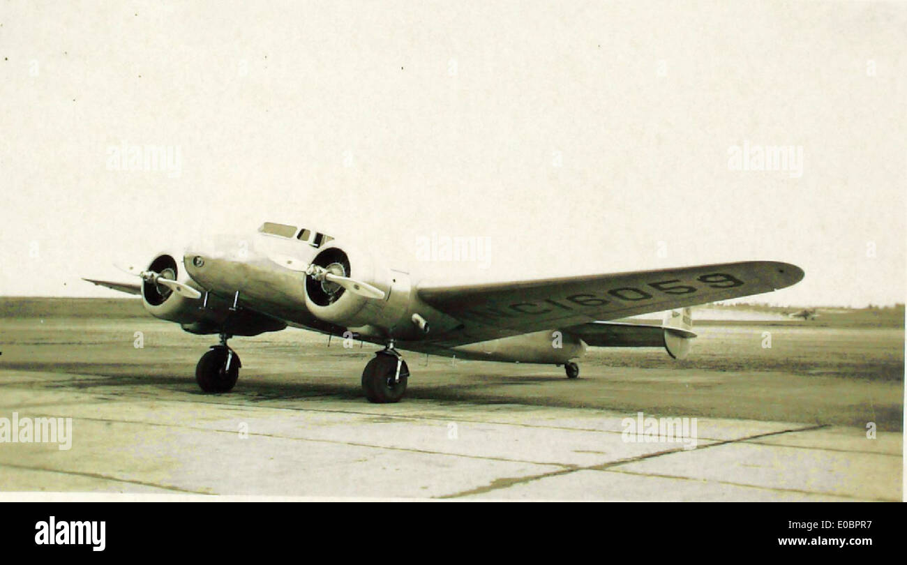 The Lockheed Model 10 Electra was a twin-engine monoplane first flown ...
