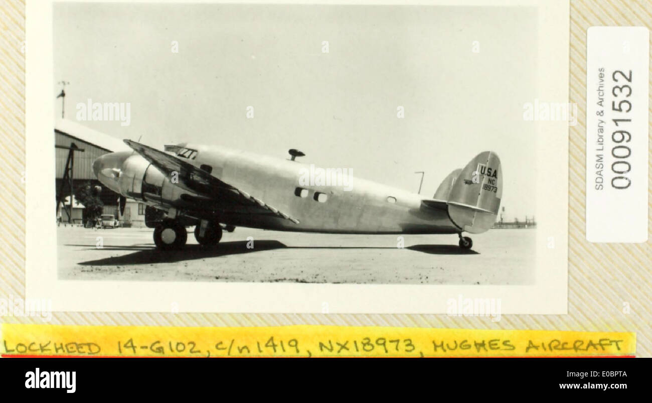 The Lockheed Model 14-N (G102) was a versatile aircraft used for both ...