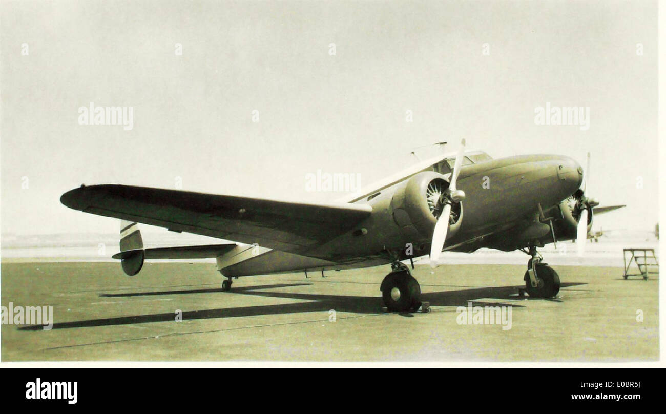 The Lockheed Model 12 Electra Junior was a small twin-engine aircraft ...