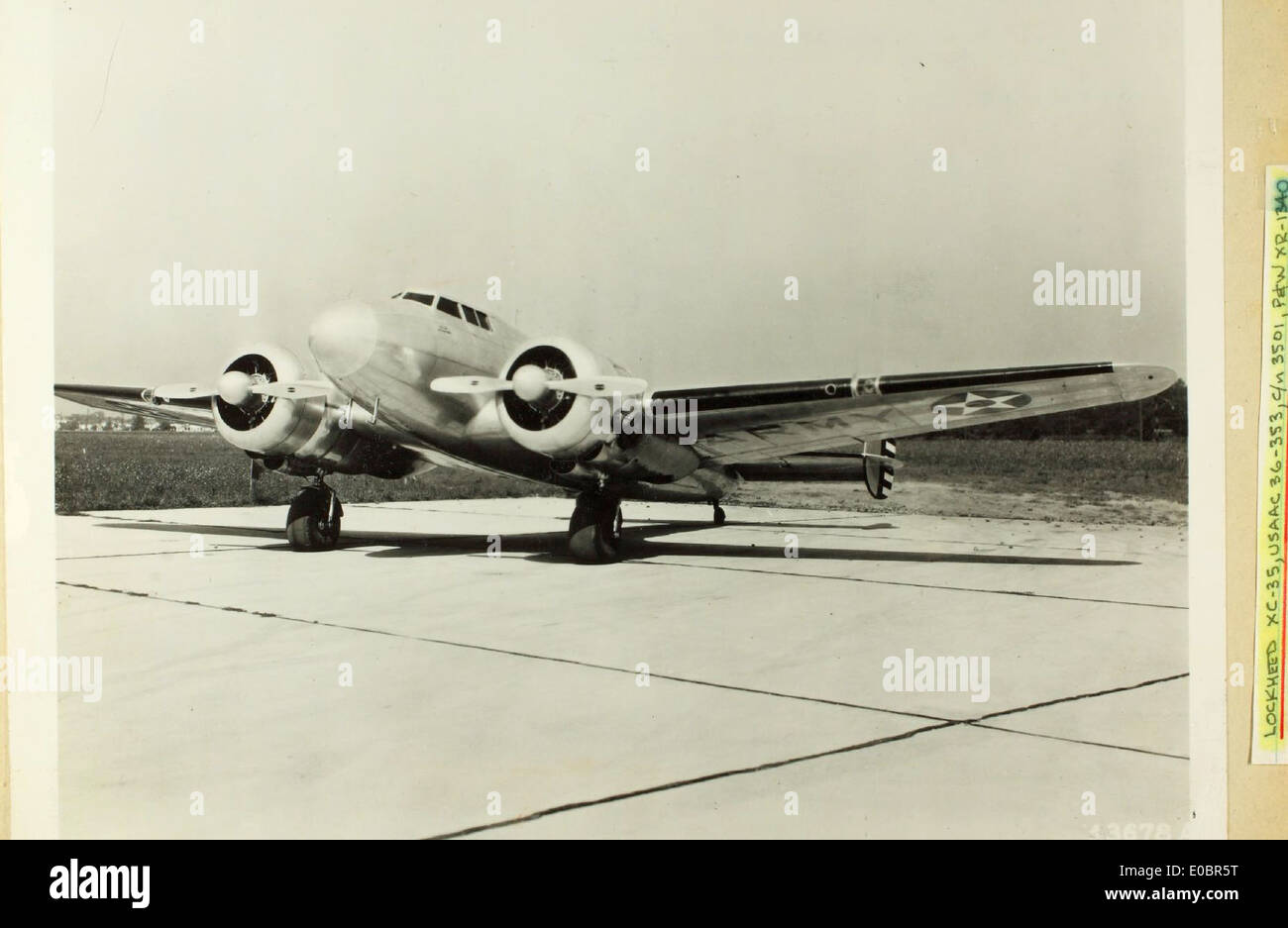Lockheed, Model 10 (XC-35), Electra Stock Photo - Alamy