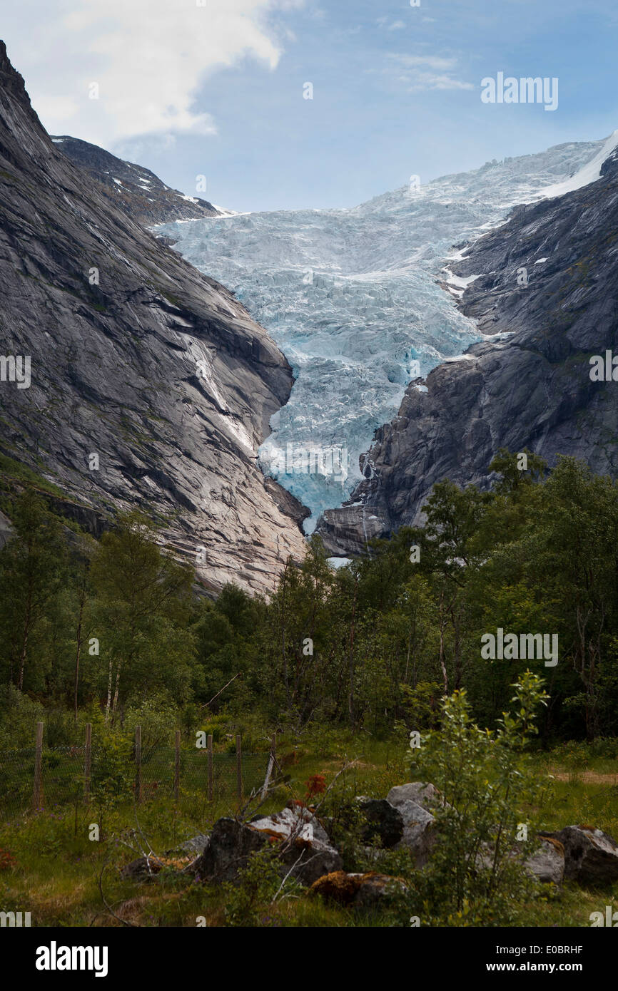 Briksdal Glacier in Olden, Norway Stock Photo - Alamy