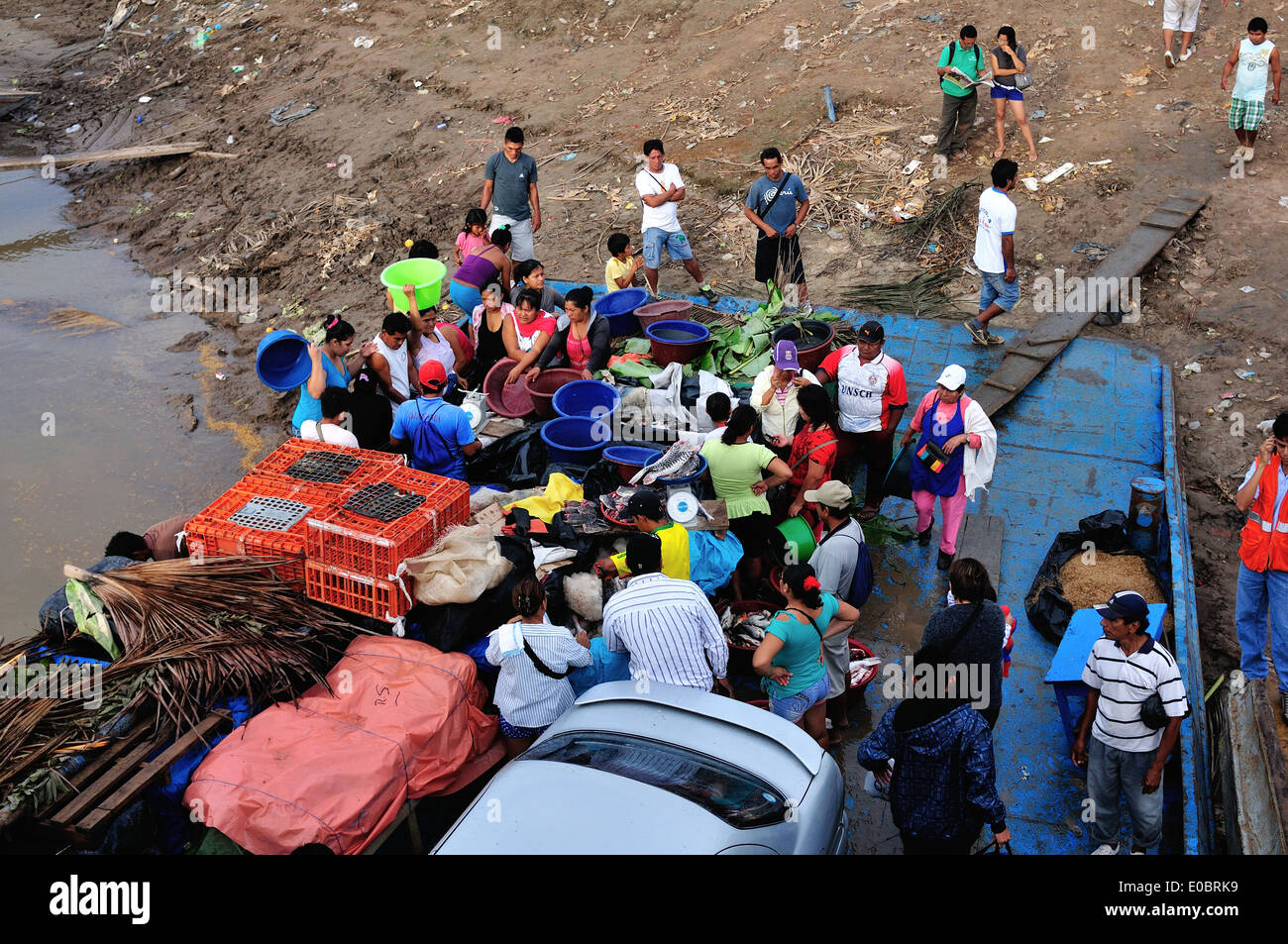 Port of YURIMAGUAS. Department of Loreto .PERU Stock Photo - Alamy