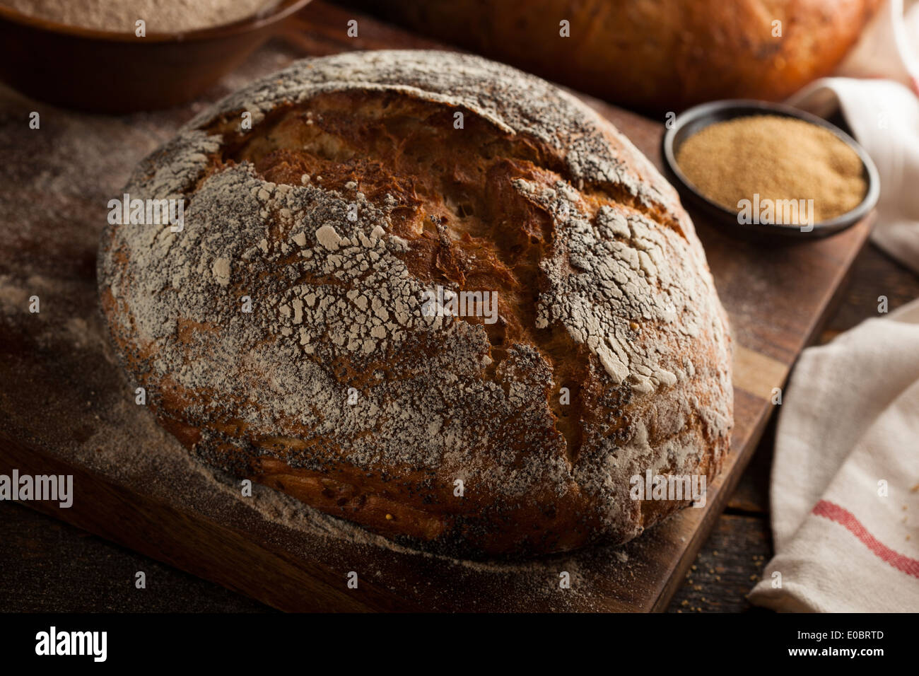 Organic Homemade Ancient Grain Bread made with Amaranth Stock Photo - Alamy