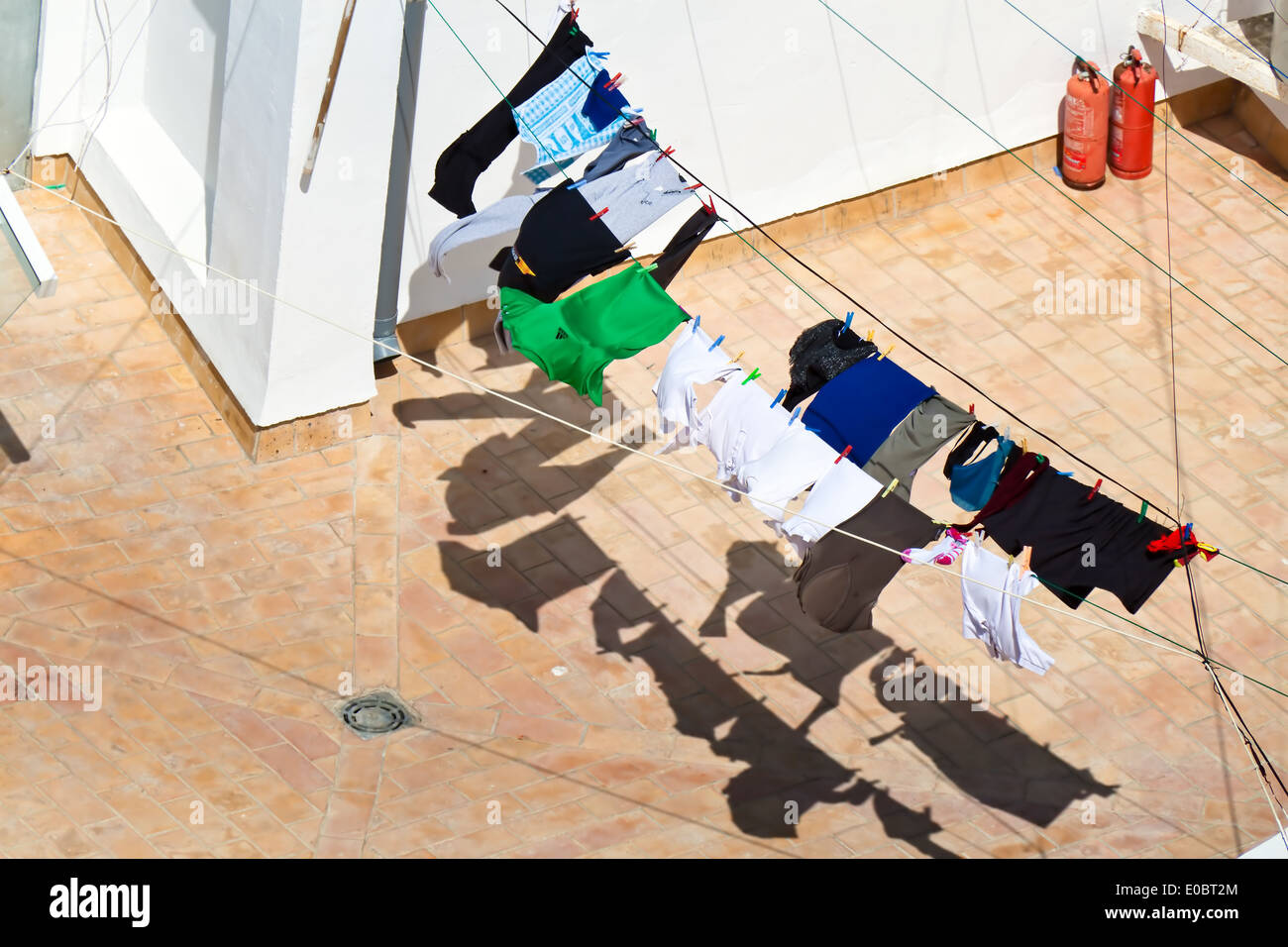 Laundry hang up hi-res stock photography and images - Alamy