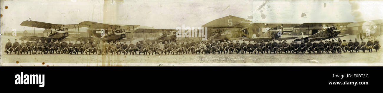 This image captures the Victory Loan Flying Circus, an aerial show at ...