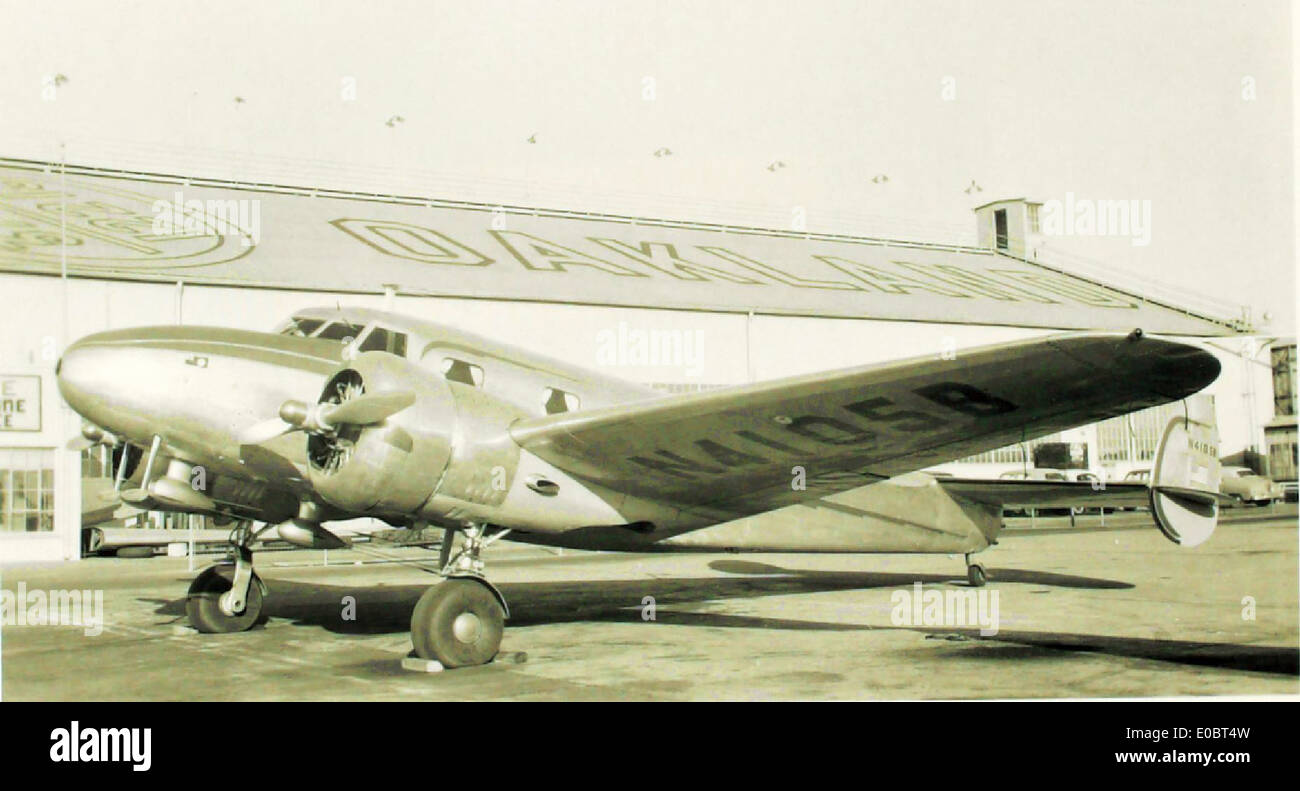 The Lockheed Model 12 Electra Junior is a small, twin-engine aircraft ...