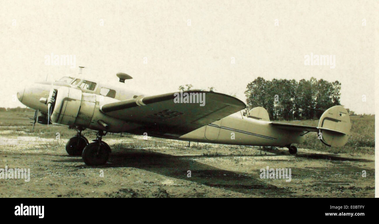The Lockheed Model 10 Electra, shown in its various airline ...