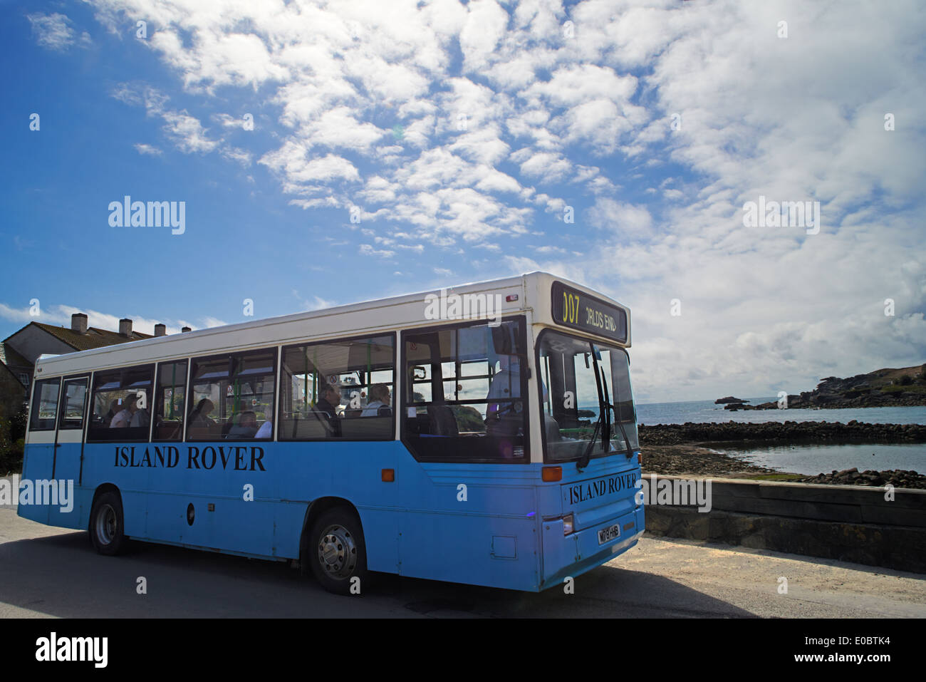 Island Rover bus 007 Worlds End by Old Town St Marys, Isles of Scilly ...