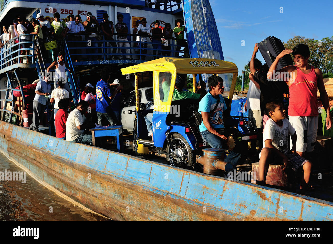 Port of YURIMAGUAS. Department of Loreto .PERU Stock Photo - Alamy