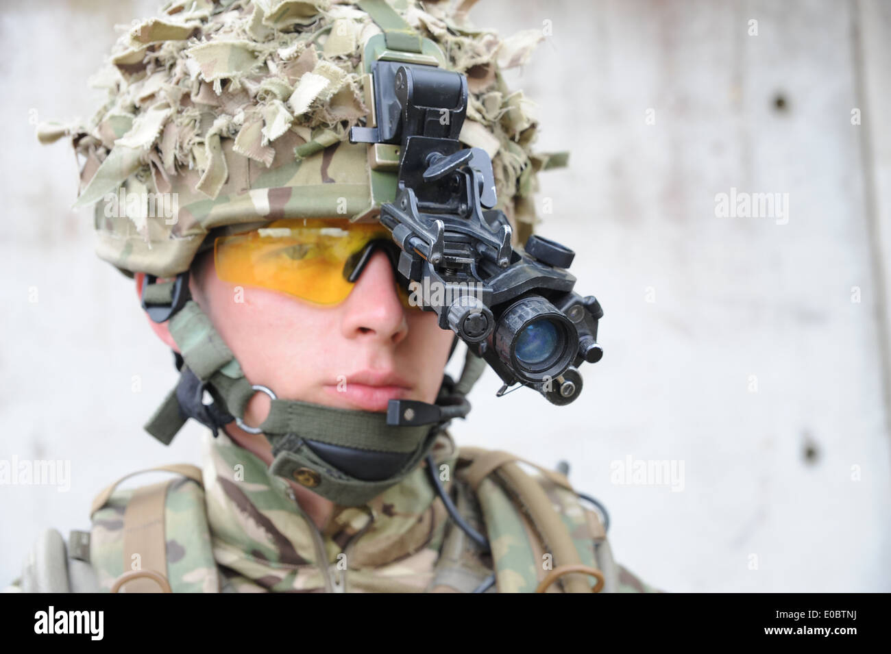 Almost every soldier is now equipped with night-vision kit. here we ...