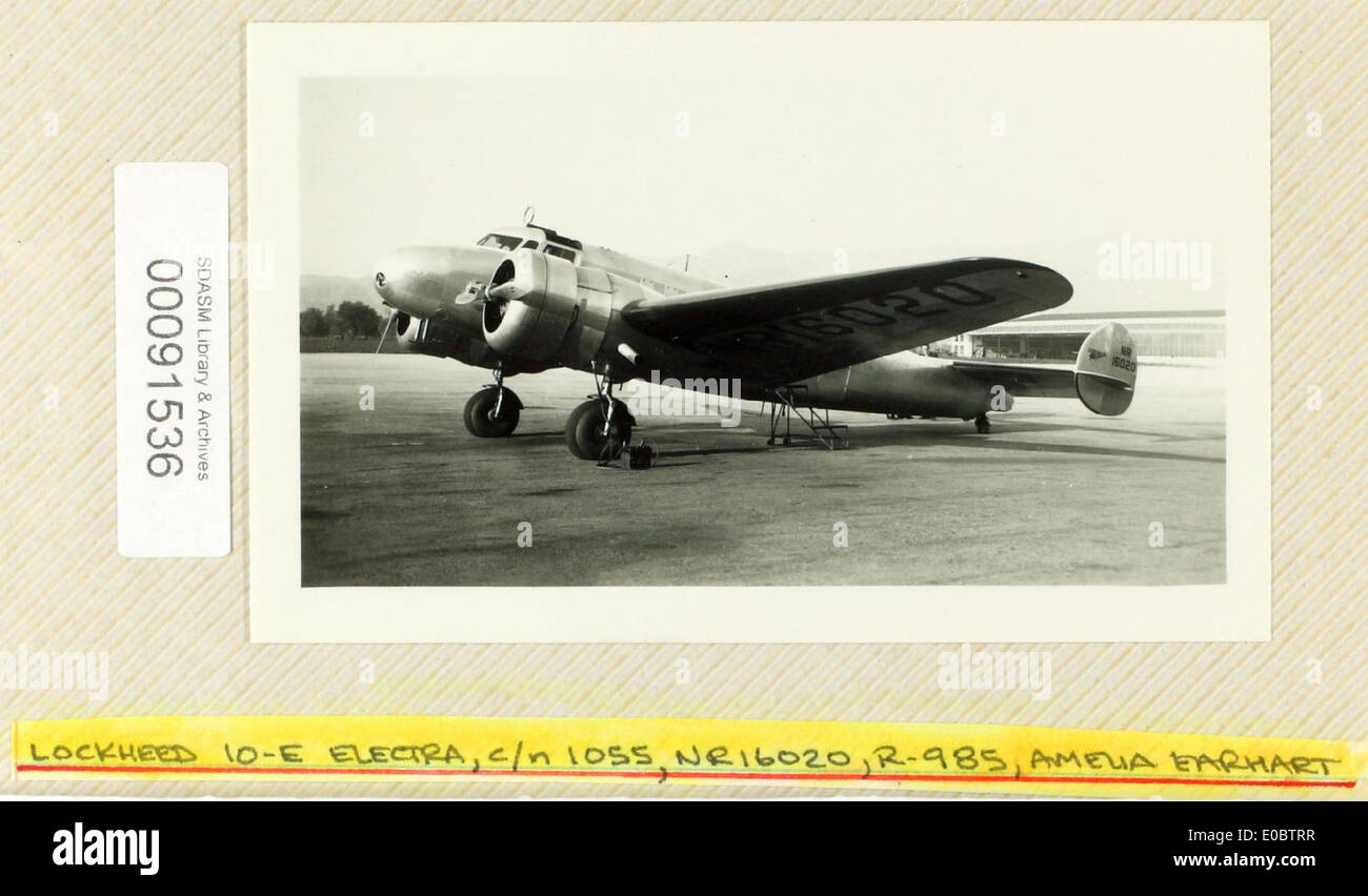 The Lockheed Model 10E Electra was a twin-engine monoplane used ...