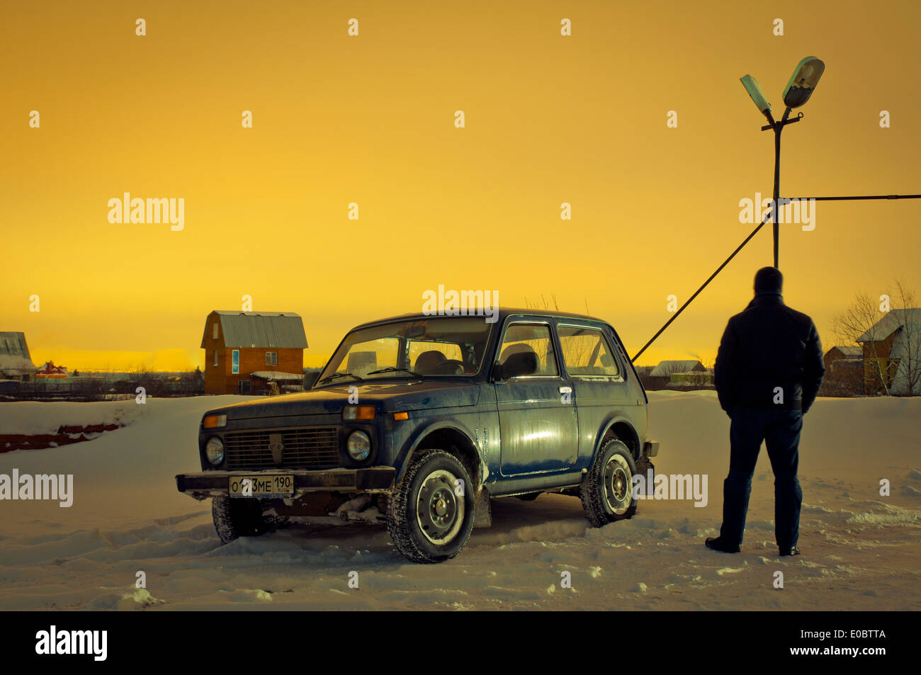 Soviet and Russian SUV Lada Niva 4x4 Stock Photo - Alamy