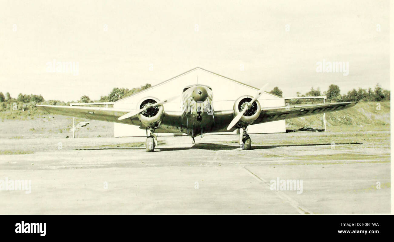 Lockheed, Model 12, Electra Junior Stock Photo - Alamy
