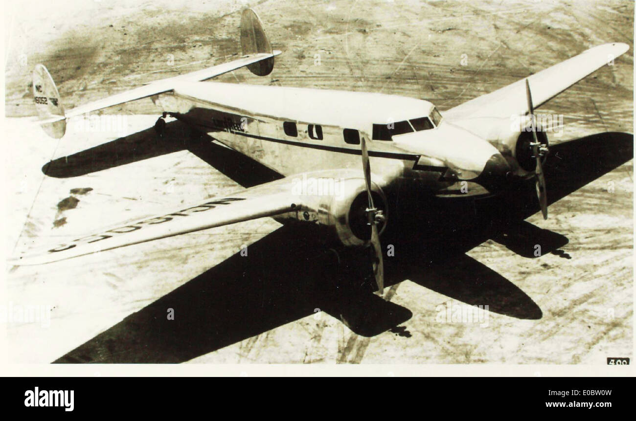 The Lockheed Model 12 Electra Junior was a twin-engine monoplane ...