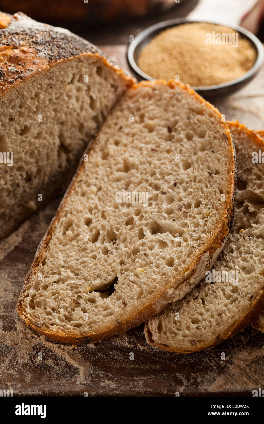 Organic Homemade Ancient Grain Bread made with Amaranth Stock Photo - Alamy