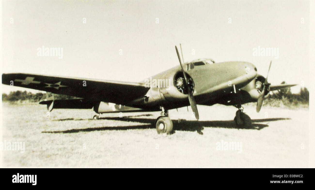 Lockheed, Model 12A (C-40A), Electra Junior Stock Photo - Alamy