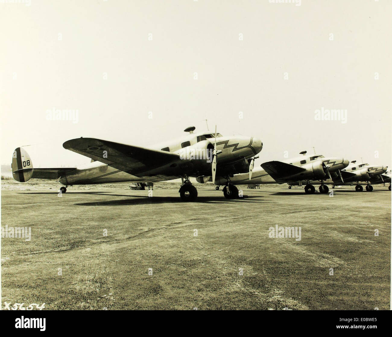 Lockheed, Model 12A (C-40), Electra Junior Stock Photo - Alamy