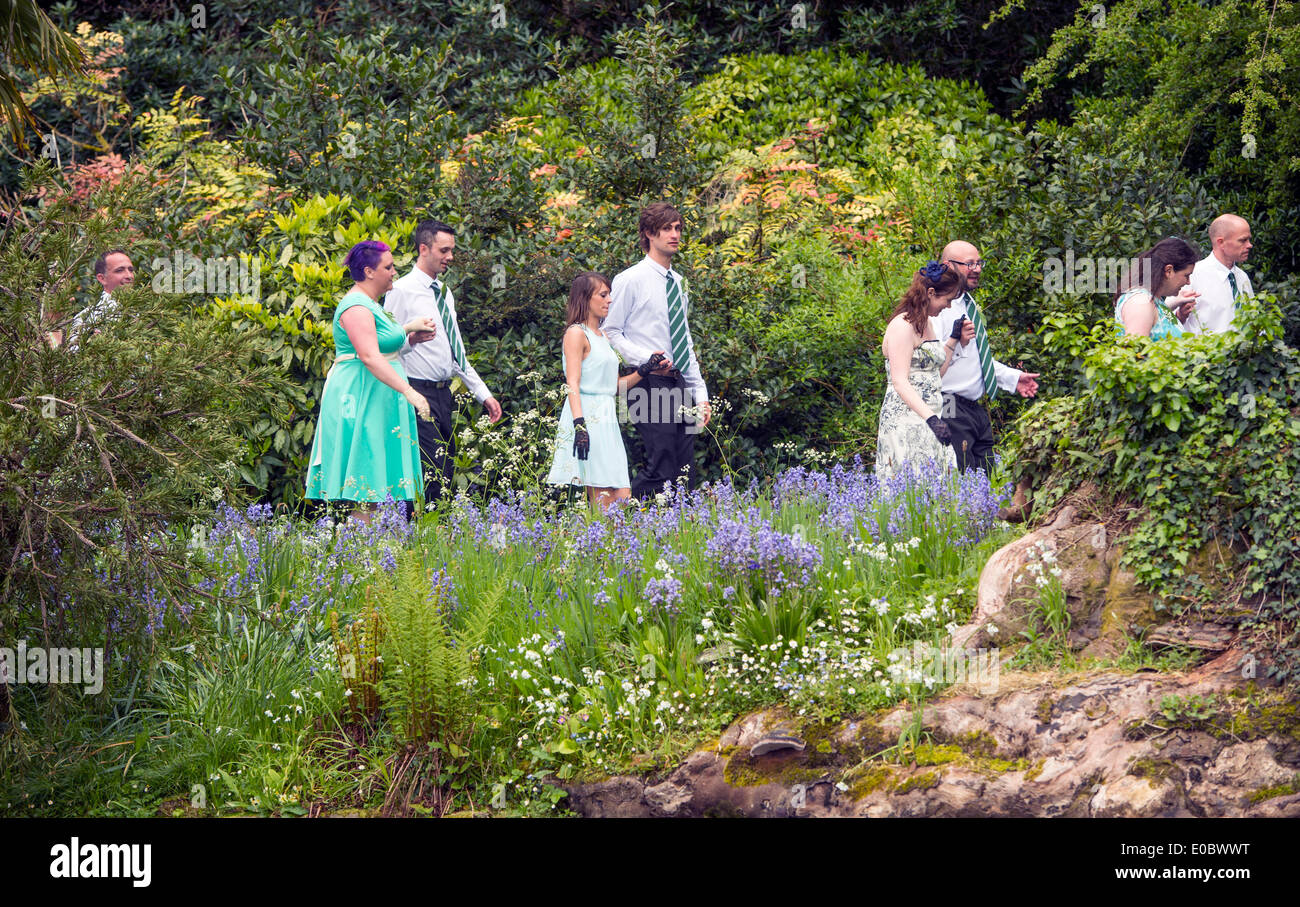 Helston Flora Day 2014 Evening Dance which takes place at 5pm Stock ...