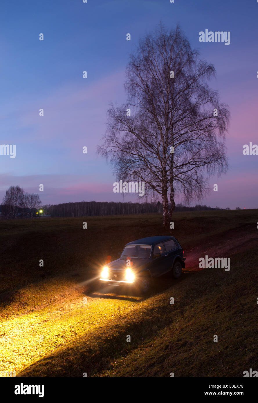 Lada Niva 4x4 Soviet and Russian SUV Stock Photo - Alamy
