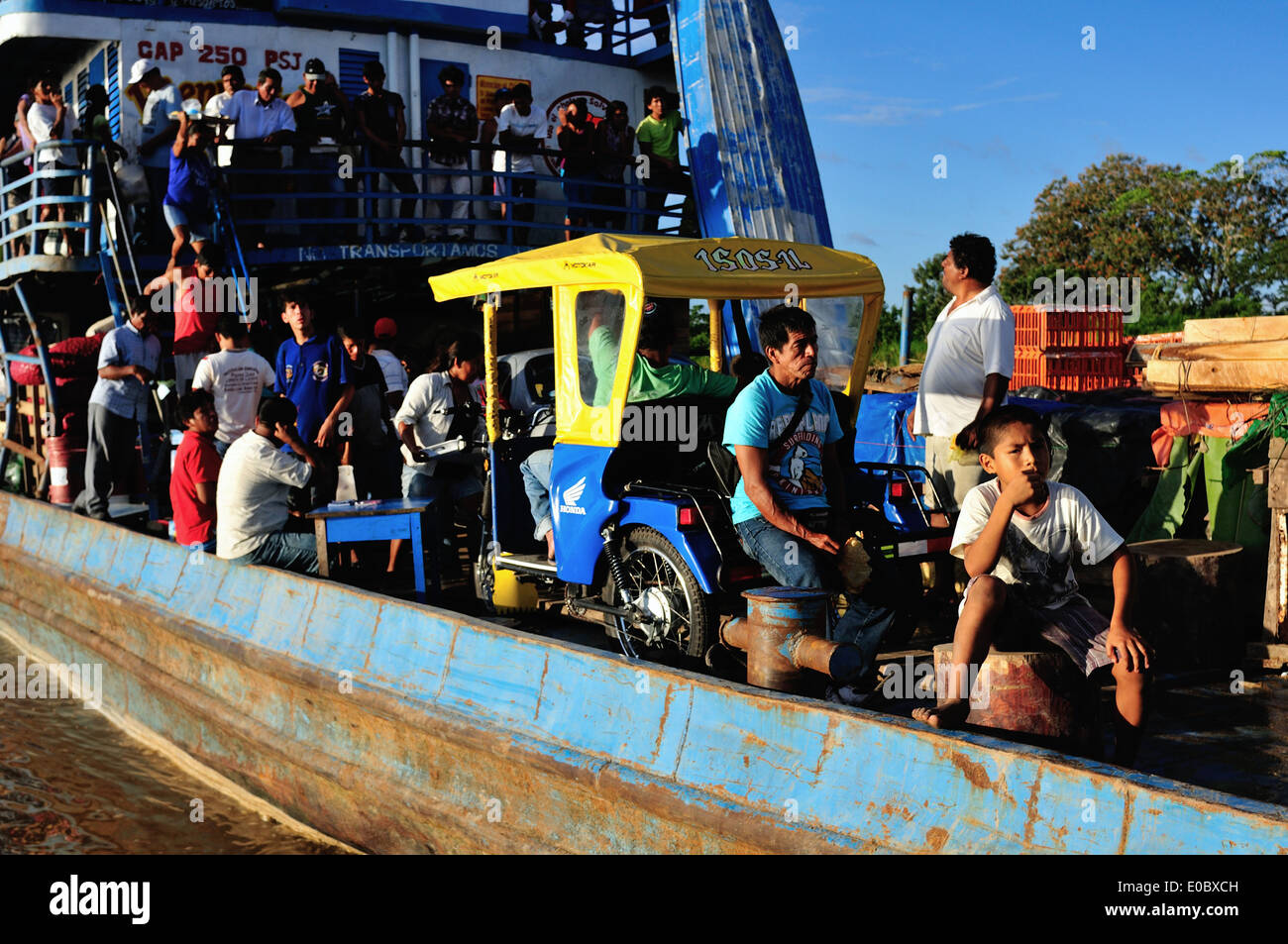 Port of YURIMAGUAS. Department of Loreto .PERU Stock Photo - Alamy