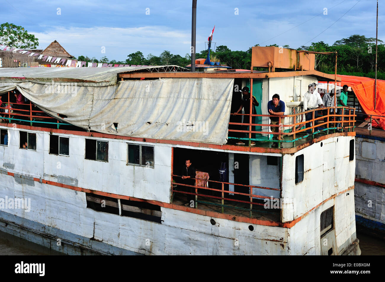 Port of YURIMAGUAS. Department of Loreto .PERU Stock Photo - Alamy