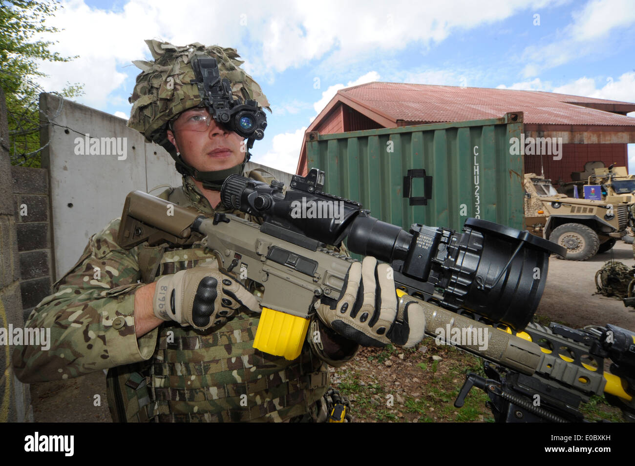 Almost every soldier is now equipped with night-vision kit. Almost ...