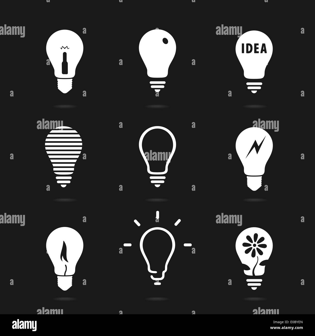 Fluorescent lightbulb Black and White Stock Photos & Images - Alamy