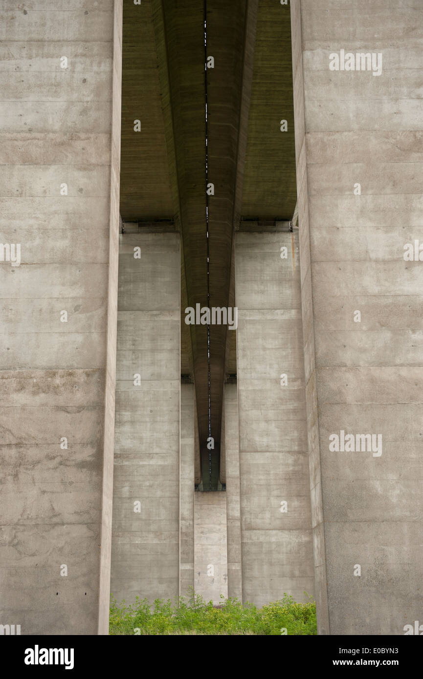 Orwell Bridge crossing the River Orwell, Ipswich Suffolk,England,UK ...