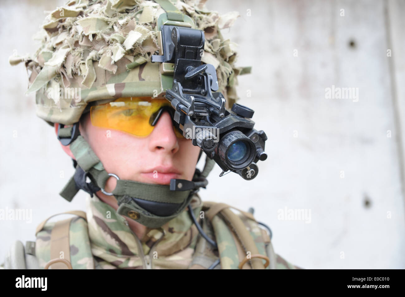 Almost every soldier is now equipped with night-vision kit. here we ...