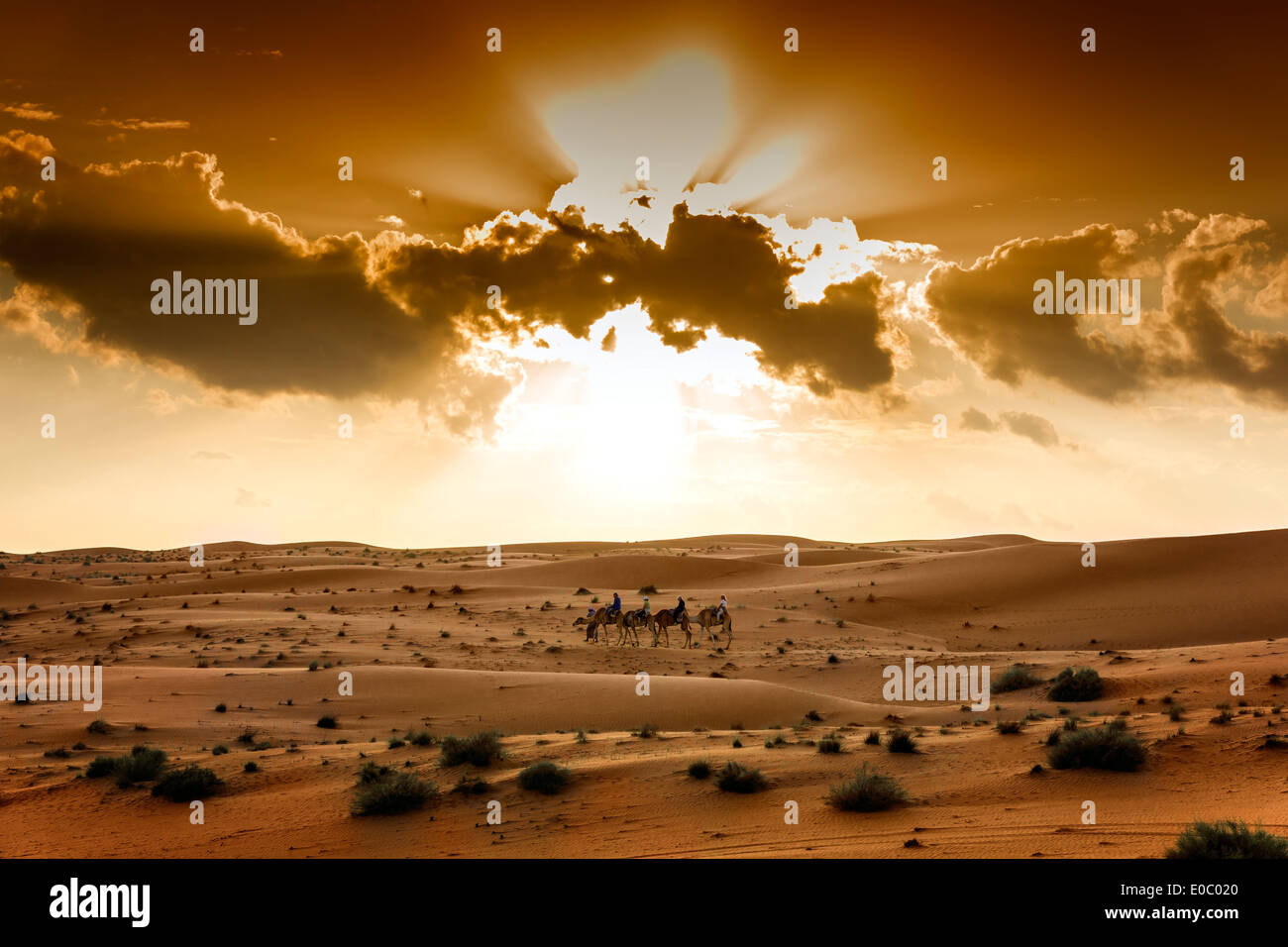 Saudi desert sunset hi-res stock photography and images - Alamy