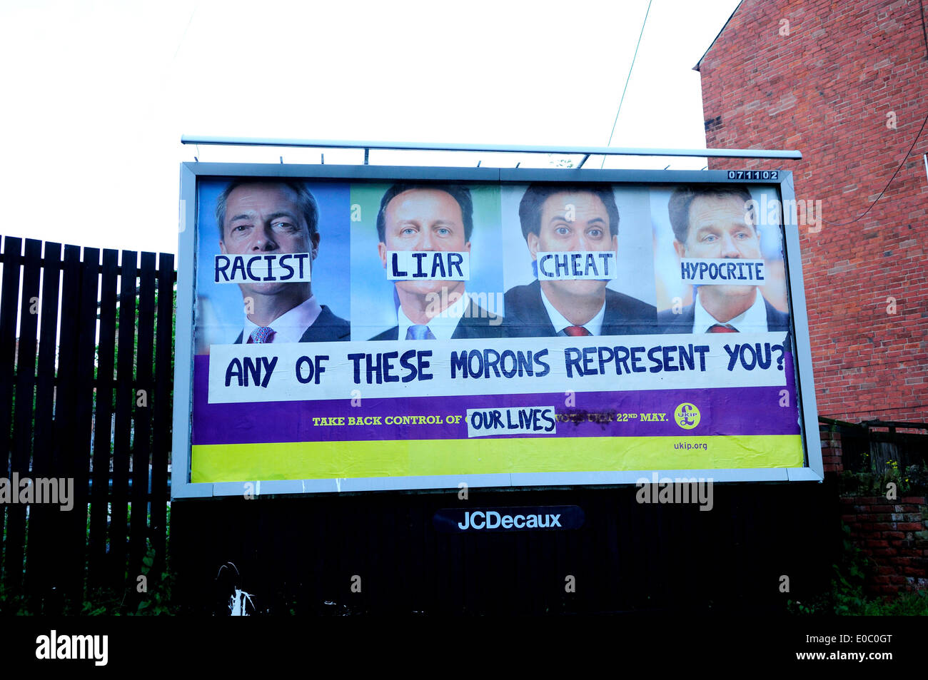 Vandalism billboard hi-res stock photography and images - Alamy